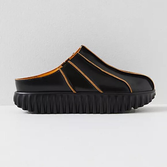4CCCCEES | Shoes | New 4ccccees Leather Waffo Mules Black For Women ...